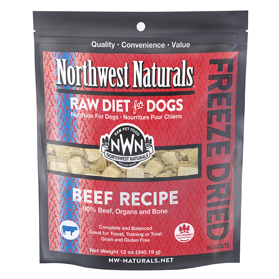 Northwest Naturals Freeze Dried Nuggets Beef 12 OZ – Zamzows store