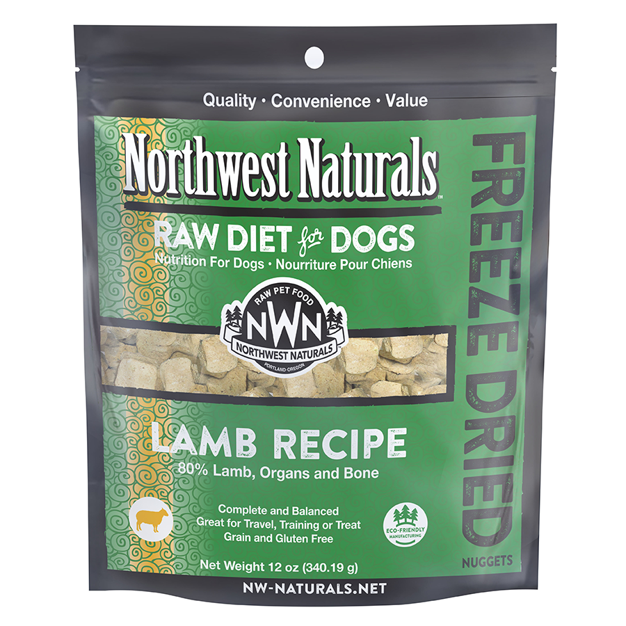 Northwest Naturals Freeze Dried Nuggets Lamb 12 OZ – Zamzows store